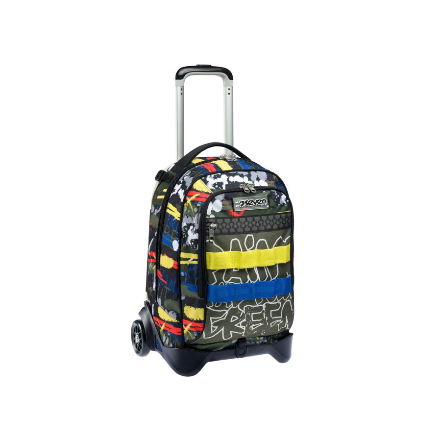 TROLLEY SEVEN JACK-2WD FLUO BELTS - Il Portico Cartolibreria
